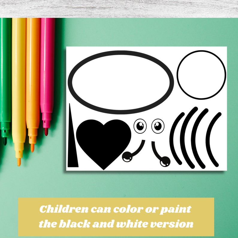 Build A Bumble Bee Craft| Scissor Skills Printable| Low Prep Craft ...