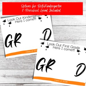 Preschool & Kindergarten Graduation Handprint Keepsake Look - Etsy