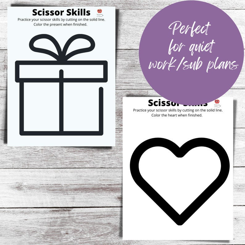 Seasonal Scissor Skills Bundle| Instant Download| Fine Motor Practice ...