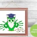 Graduation Owl Handprint Craft Instant Download Printable Handprint Art ...