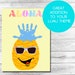 Pineapple Handprint Craft| Aloha Summer Art| Luau Theme Craft| Instant ...