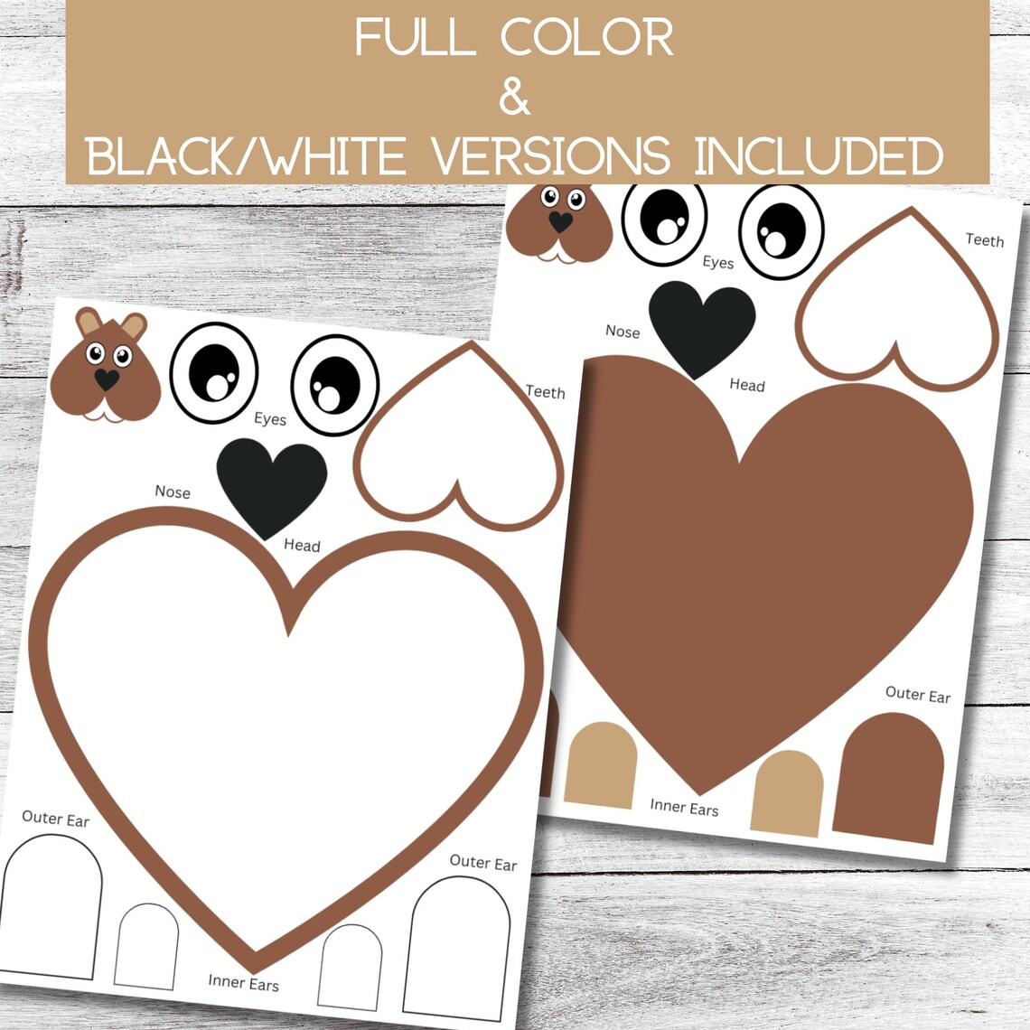 Groundhog Printable Craft| Scissor Skills Activity| Build A Groundhog ...