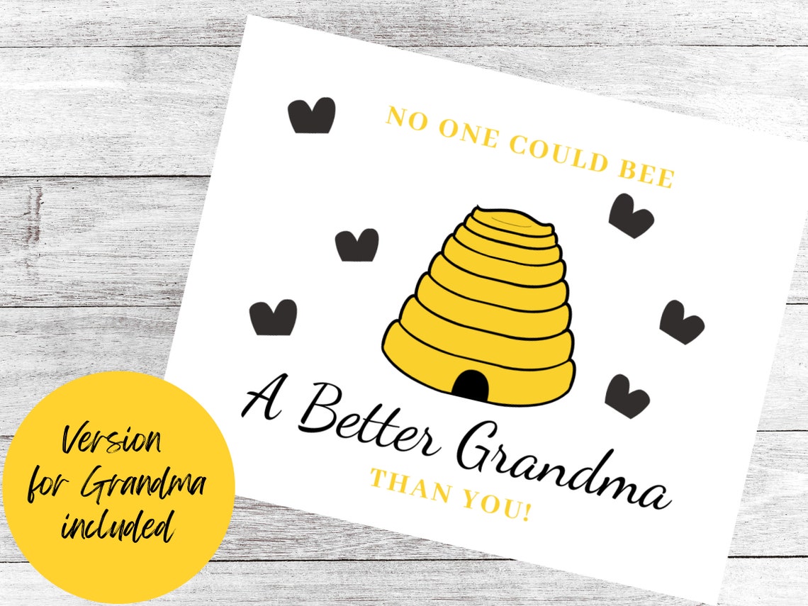 Mother's Day Gift| Thumbprint Art| No One Could BEE A Better Mom ...