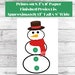 Snowman Printable Craft| Scissor Skills Activity| Build A Snowman ...