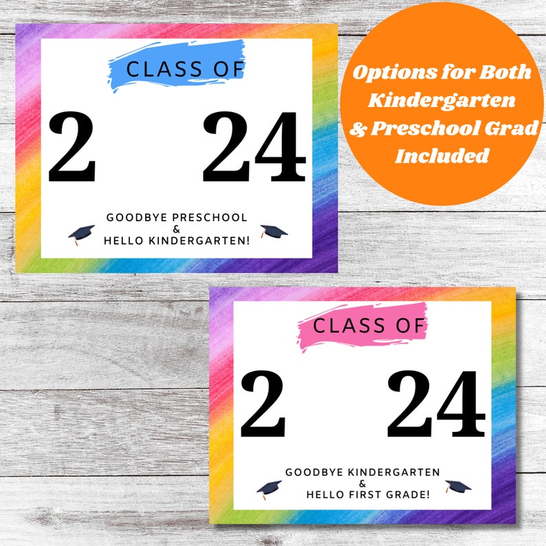 2024 Graduation Handprint Art Instant Download Printable for ...