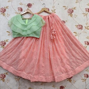 Designer Mom and Daughter Matching Lehenga Choli Dupatta Fully - Etsy