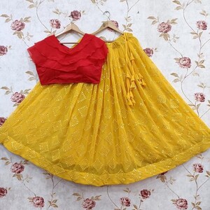 Designer Mom and Daughter Matching Lehenga Choli Dupatta Fully - Etsy