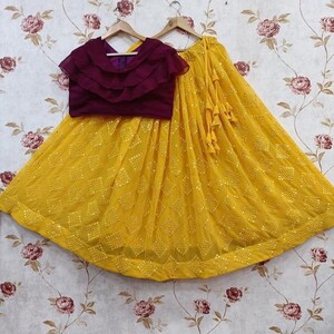 Designer Mom and Daughter Matching Lehenga Choli Dupatta Fully - Etsy