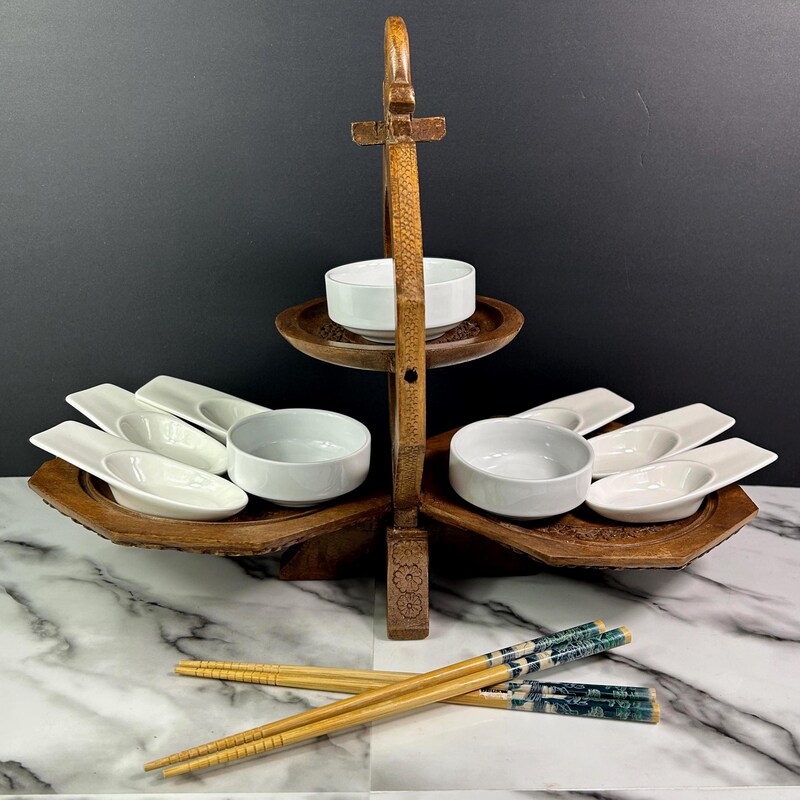 Wood Snack Stand - Etsy