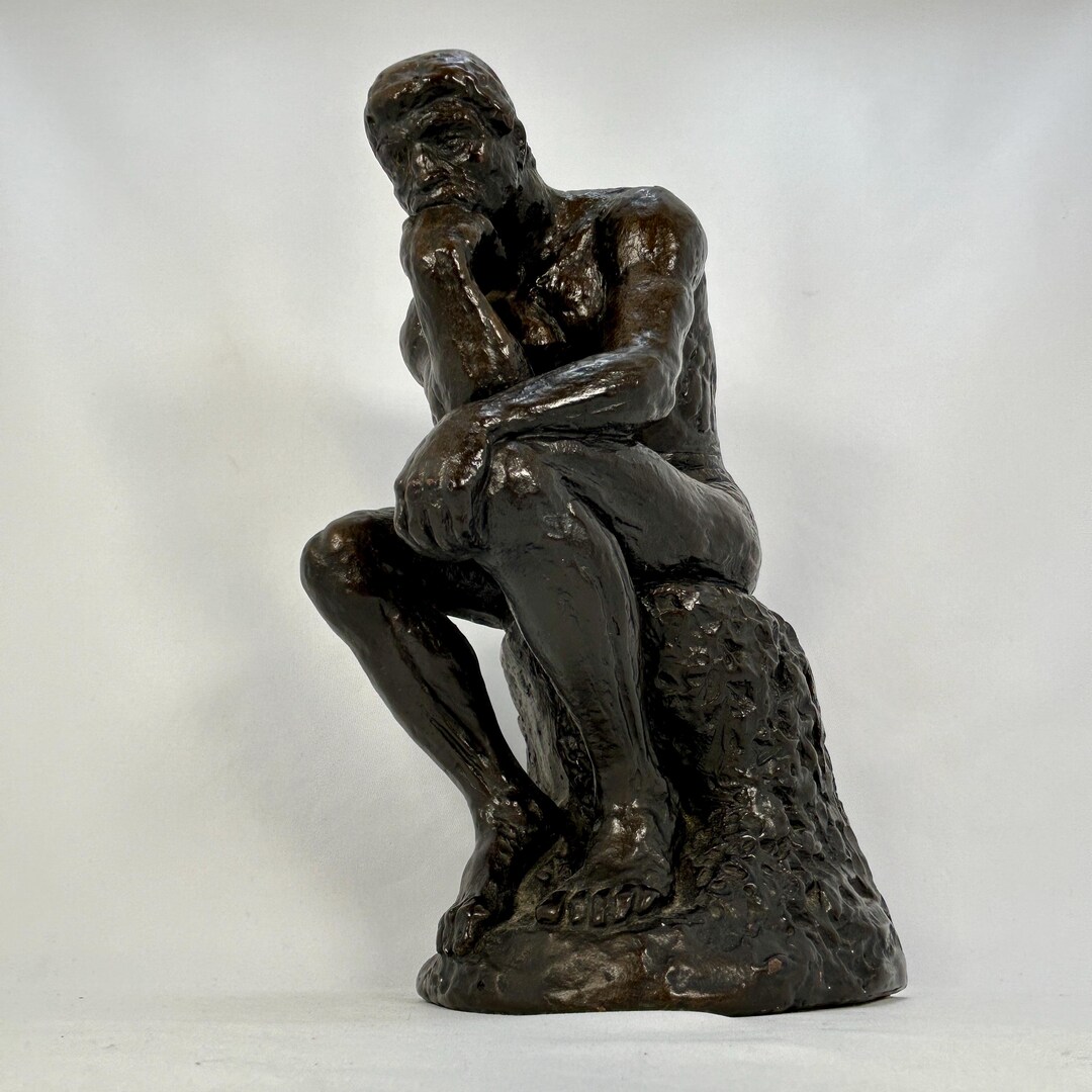 The Thinker by Auguste Rodin Reproduced by Austin Productions Inc 1971 ...