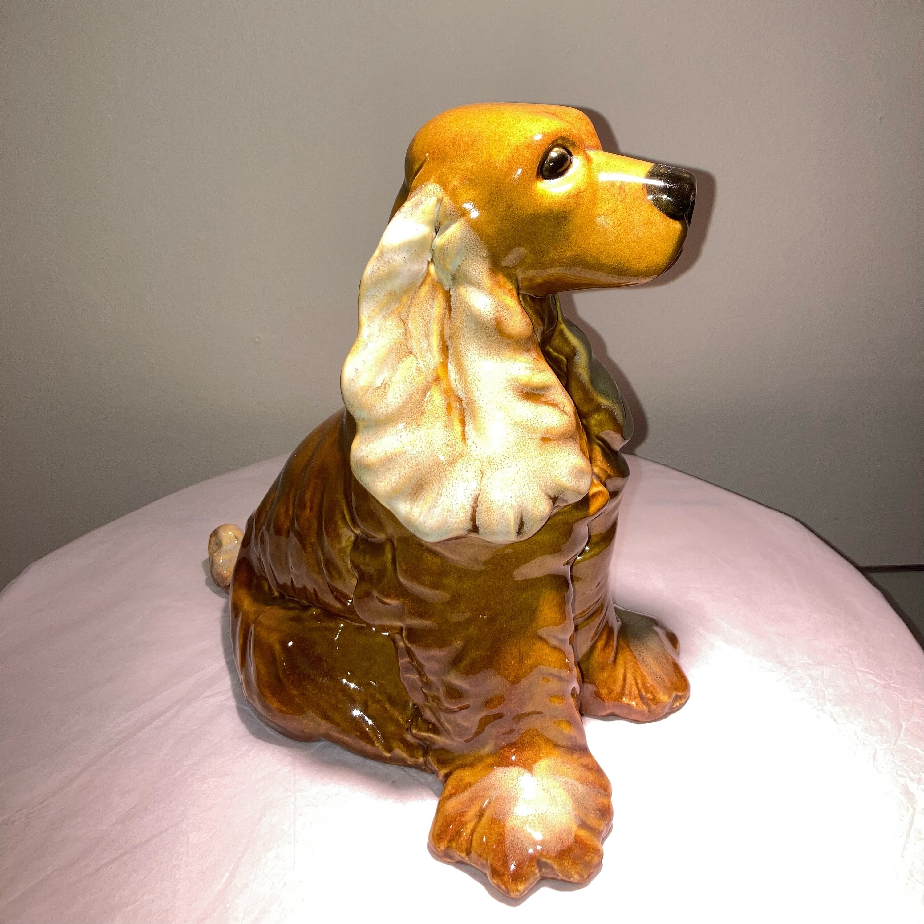 Vintage Royal Haeger Cocker Spaniel Large Ceramic R735 USA - Etsy