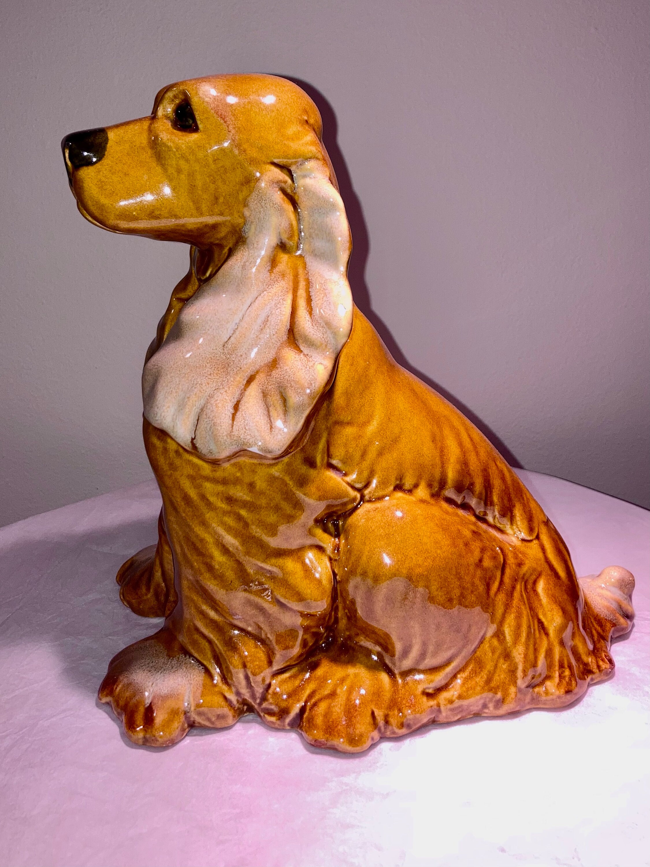 Vintage Royal Haeger Cocker Spaniel Large Ceramic R735 USA - Etsy
