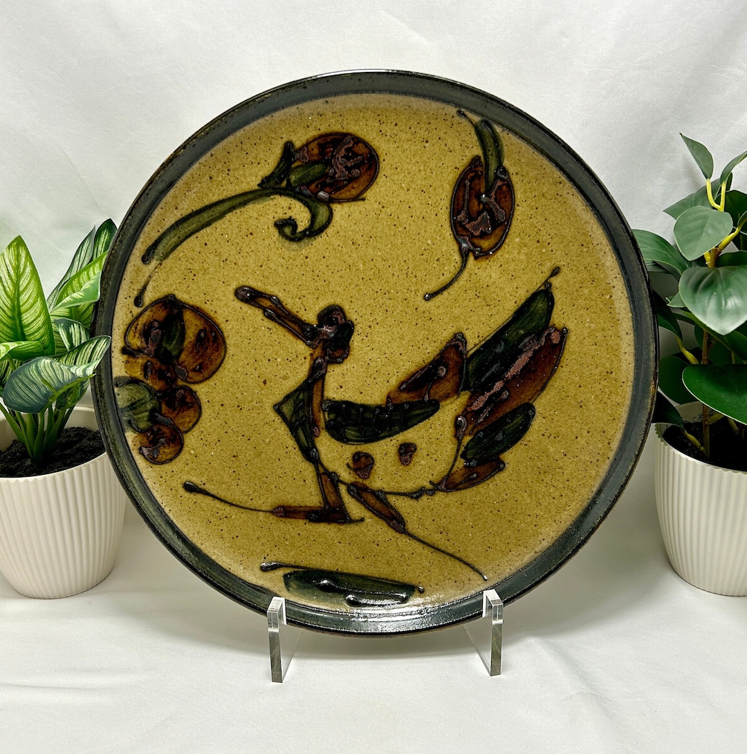 Vintage Otagiri Stoneware Pottery Platter 12 Inch Diameter With ...