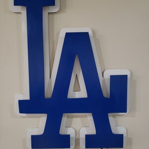 LA Dodgers Light up Sign - Etsy