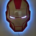 Ironman 3D Sign With LED Lights - Etsy