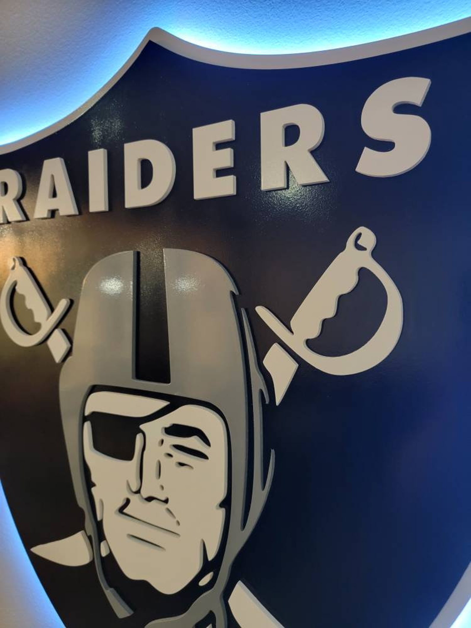 Las Vegas Radiers LED Backlit Sign NFL Football Wall Decor - Etsy