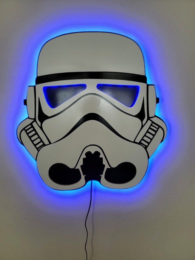 Stormtrooper 3D Sign With LED Lights - Etsy
