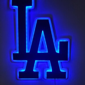LA Dodgers Light up Sign - Etsy