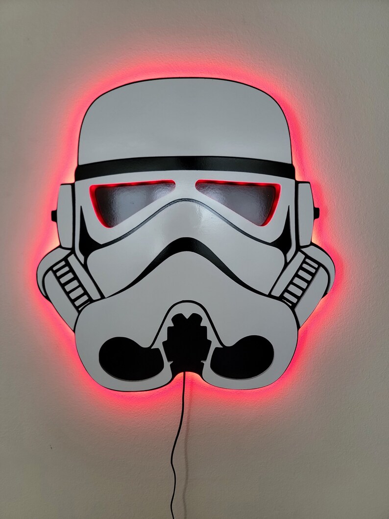 Stormtrooper 3D Sign With LED Lights - Etsy