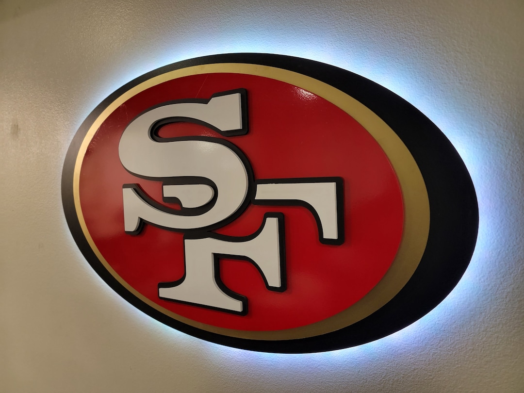 San Fransico,49ers LED Backlit Sign, NFL Football Wall Decor, Sports ...