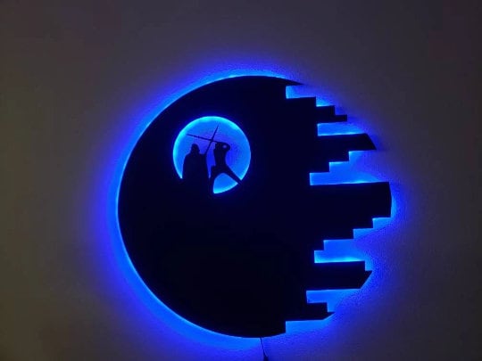 Death Star Wall Art - Etsy