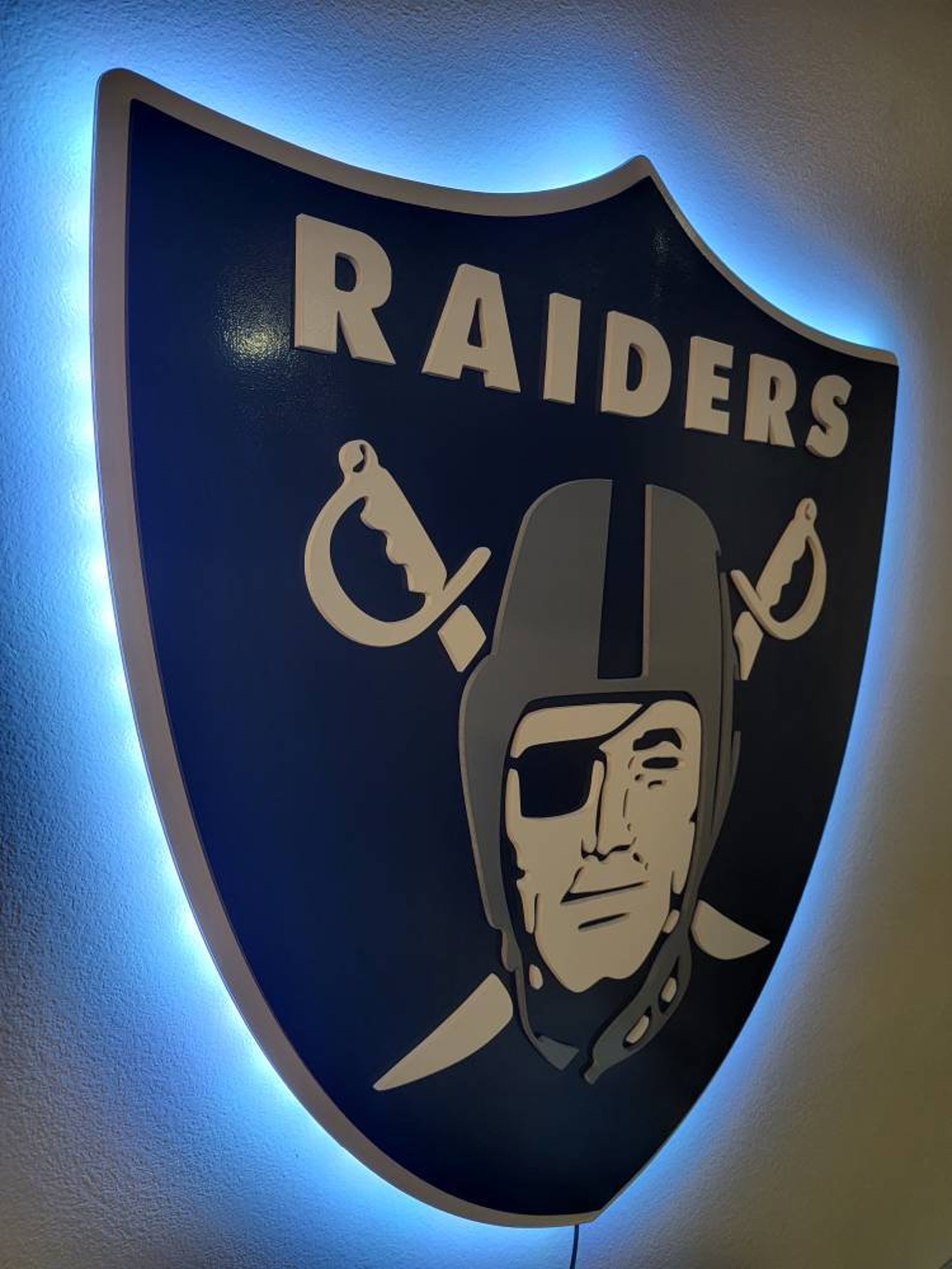 Las Vegas Radiers LED Backlit Sign NFL Football Wall Decor - Etsy