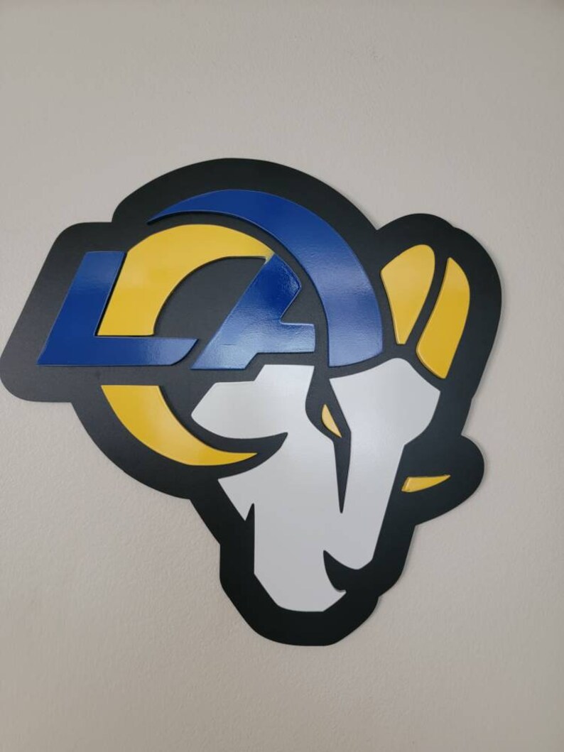 LA Rams 3D Sign/wall Decor - Etsy