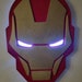 Ironman 3D Sign With LED Lights - Etsy