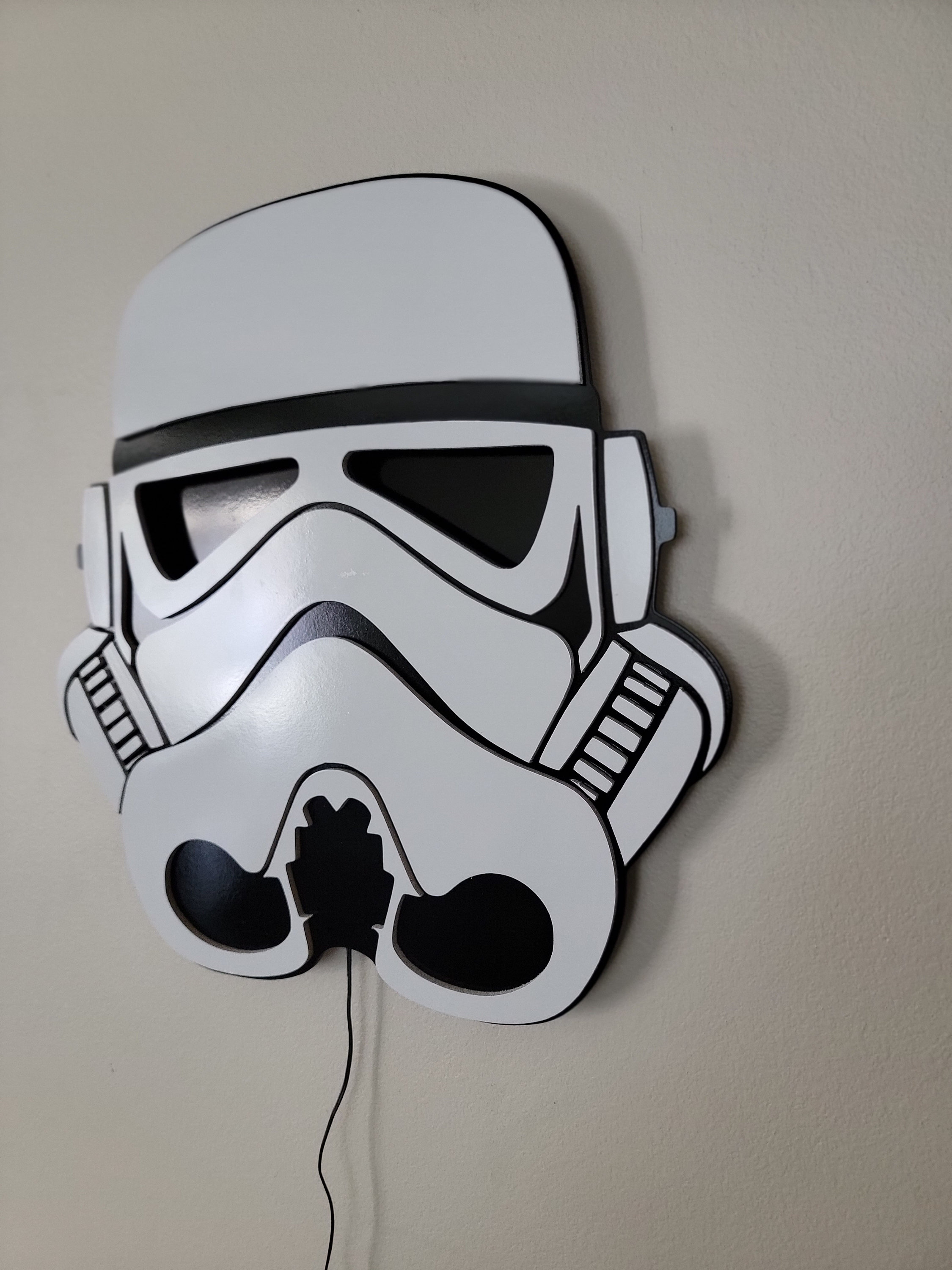 Stormtrooper 3D Sign With LED Lights - Etsy