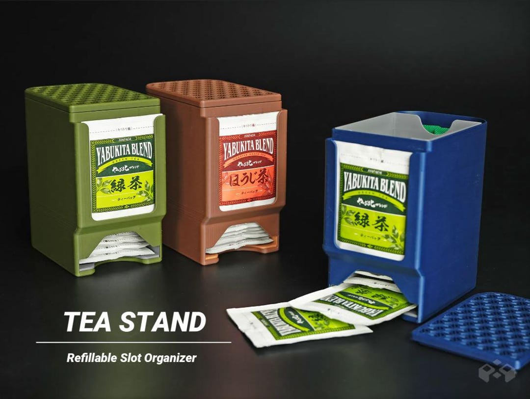 Tea Bag Dispenser – Kumiko Pattern | Refillable Organizer - Etsy