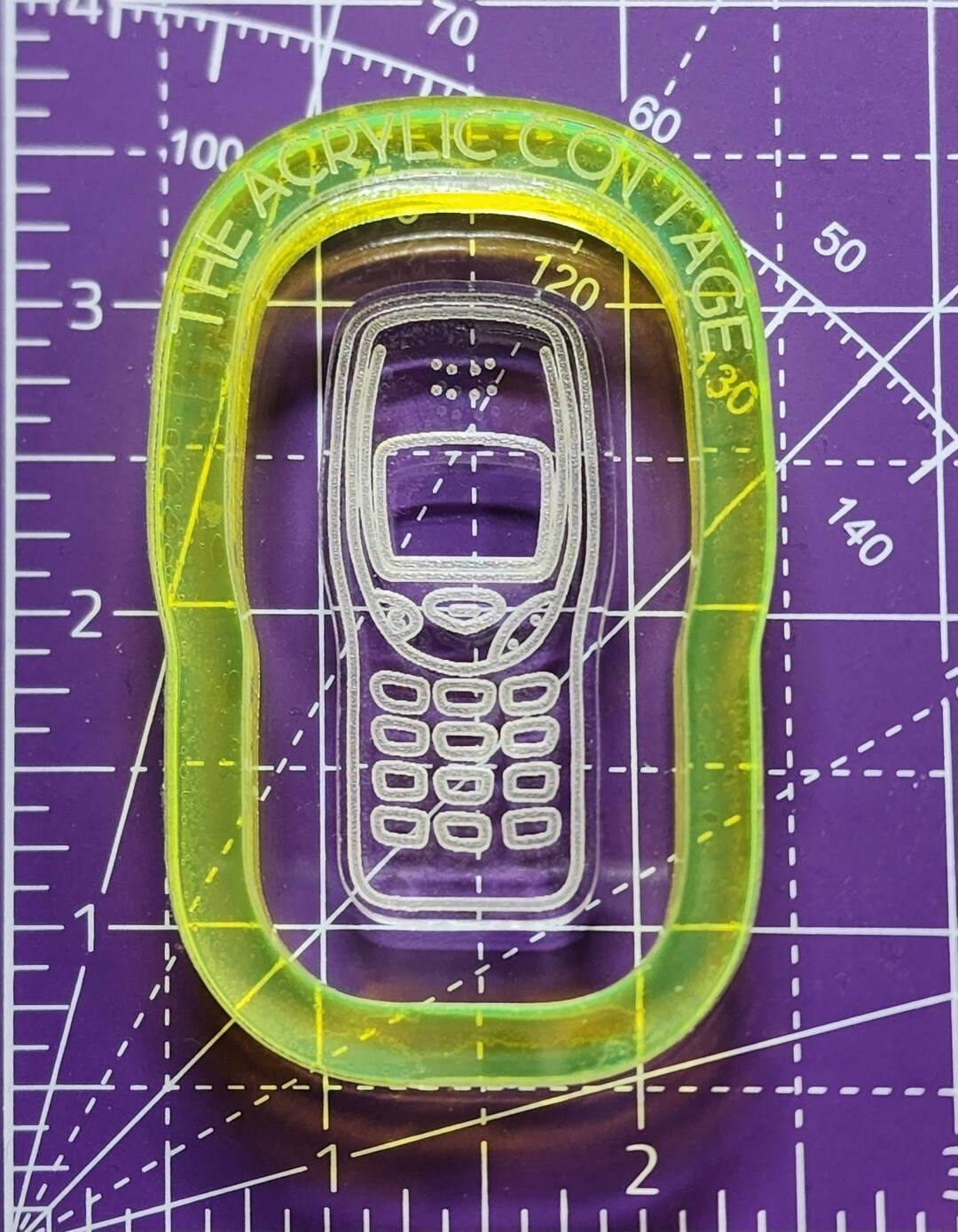 Silicone 90s Cell Phone Flat Mold - Etsy