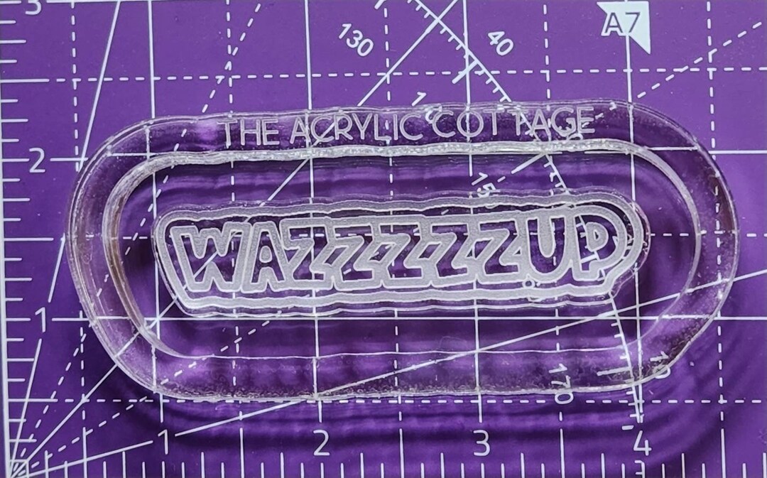 Silicone Wazzzzzup Flat Mold - Etsy