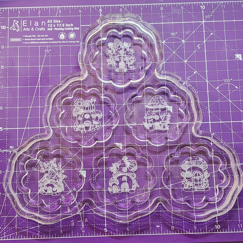 Shaker Coaster Mold - Etsy