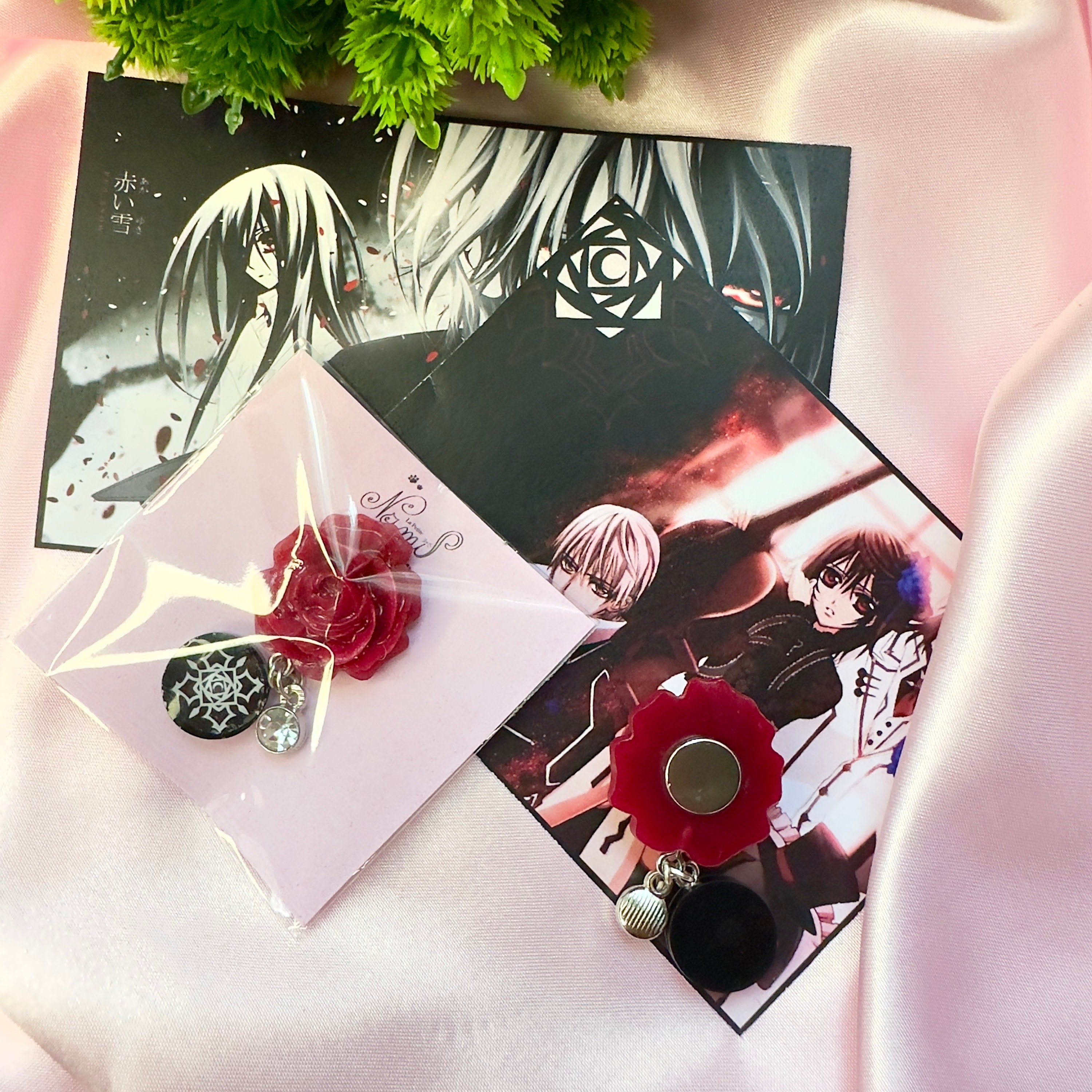 Cross Academy Magnets Vampire Knight Inspired Red Rose - Etsy