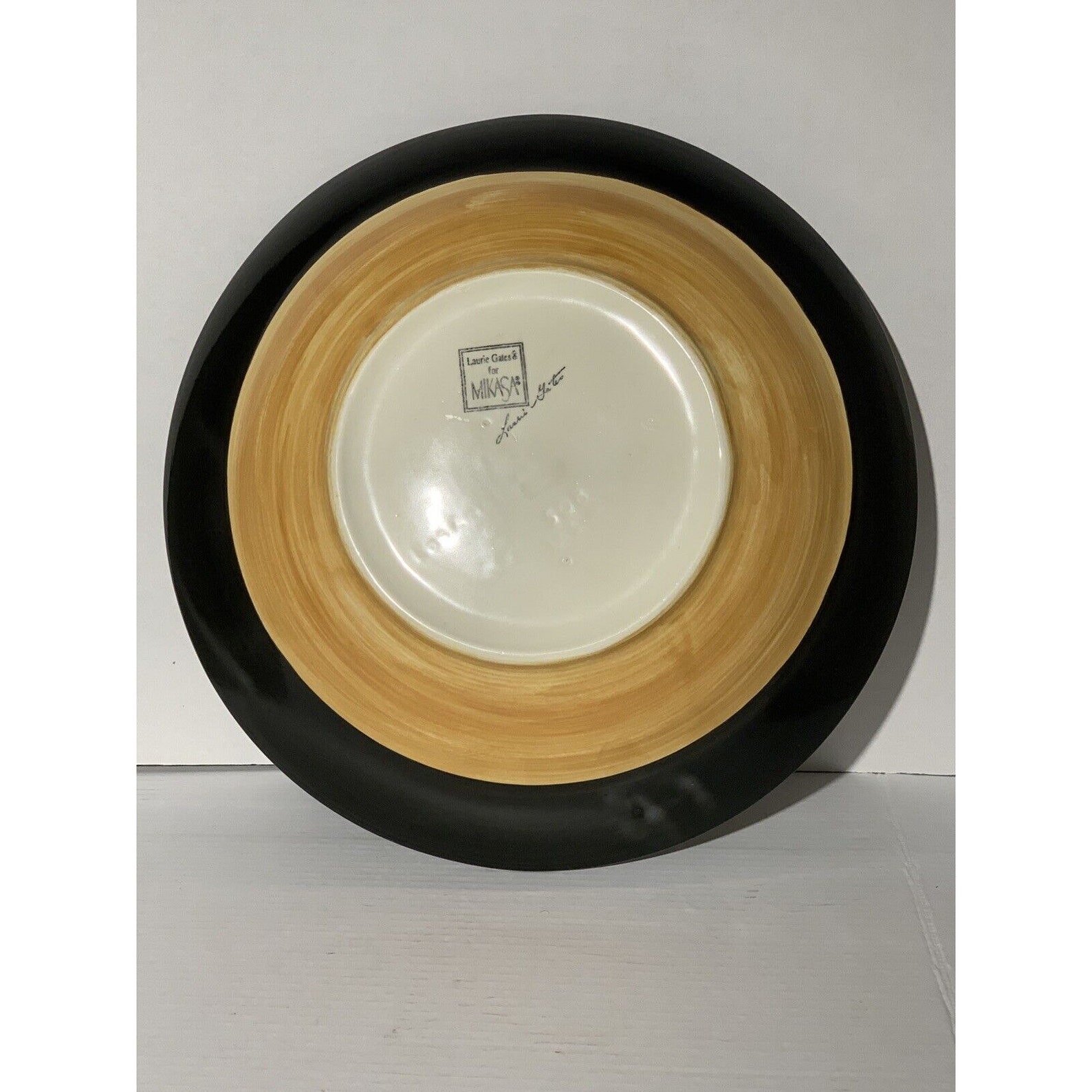 Laurie Gates Ware Metamorphosis Pattern Large Round Serving Bowl 14 ...