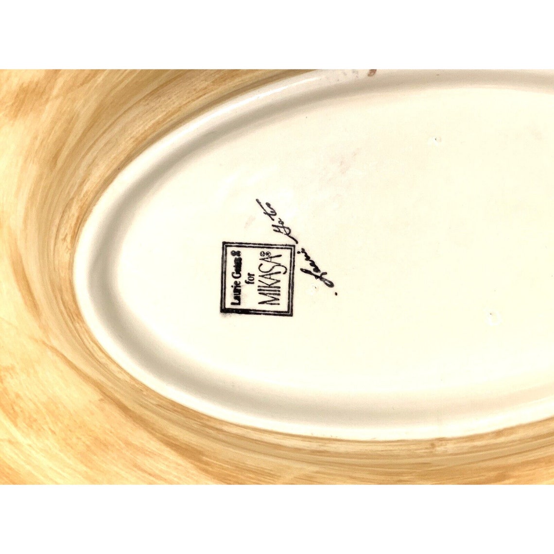 Laurie Gates Ware - Metamorphosis Pattern - Deep Oval Serving Platter ...