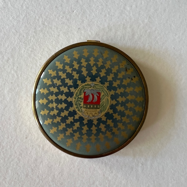 French Enamel Compact - Etsy