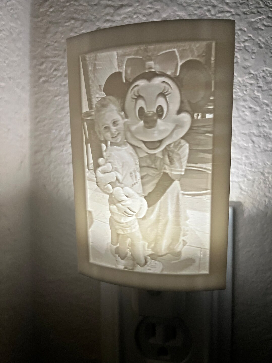 Custom 3D Printed Lithograph Night Light - Etsy