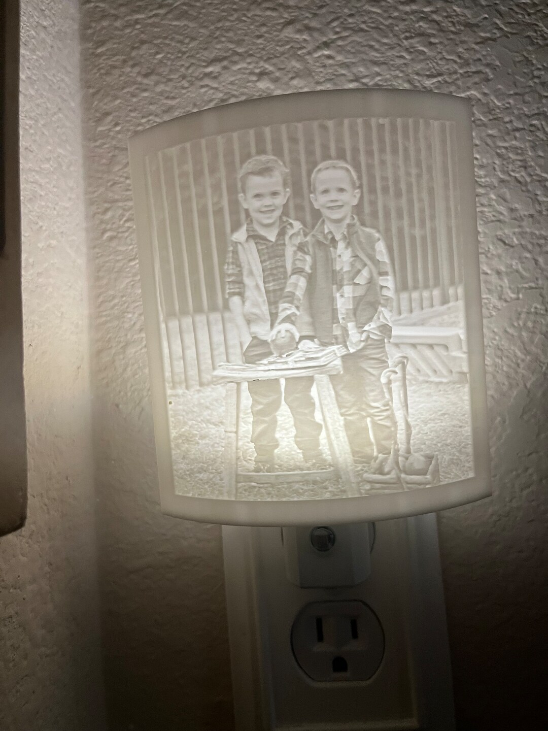 Custom 3D Printed Lithograph Night Light - Etsy
