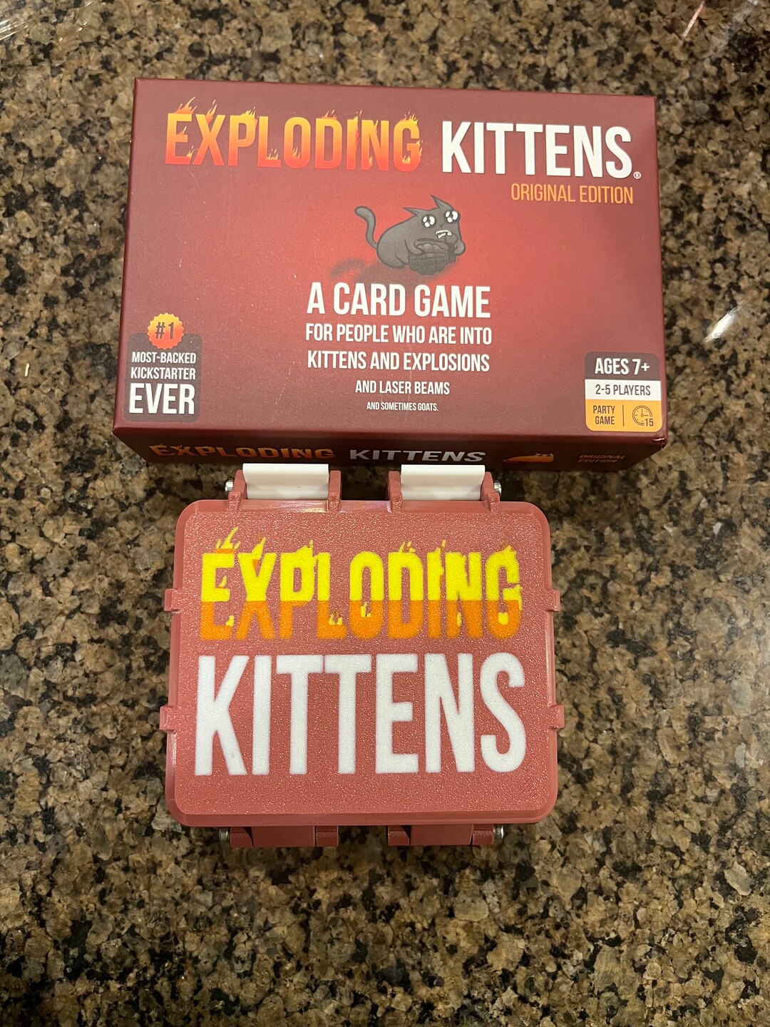 Exploding Kittens Rugged Card Box - Etsy
