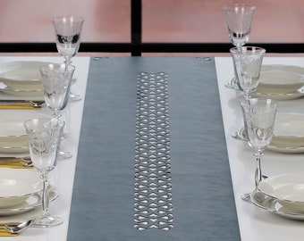 Leather Table Runner | Etsy