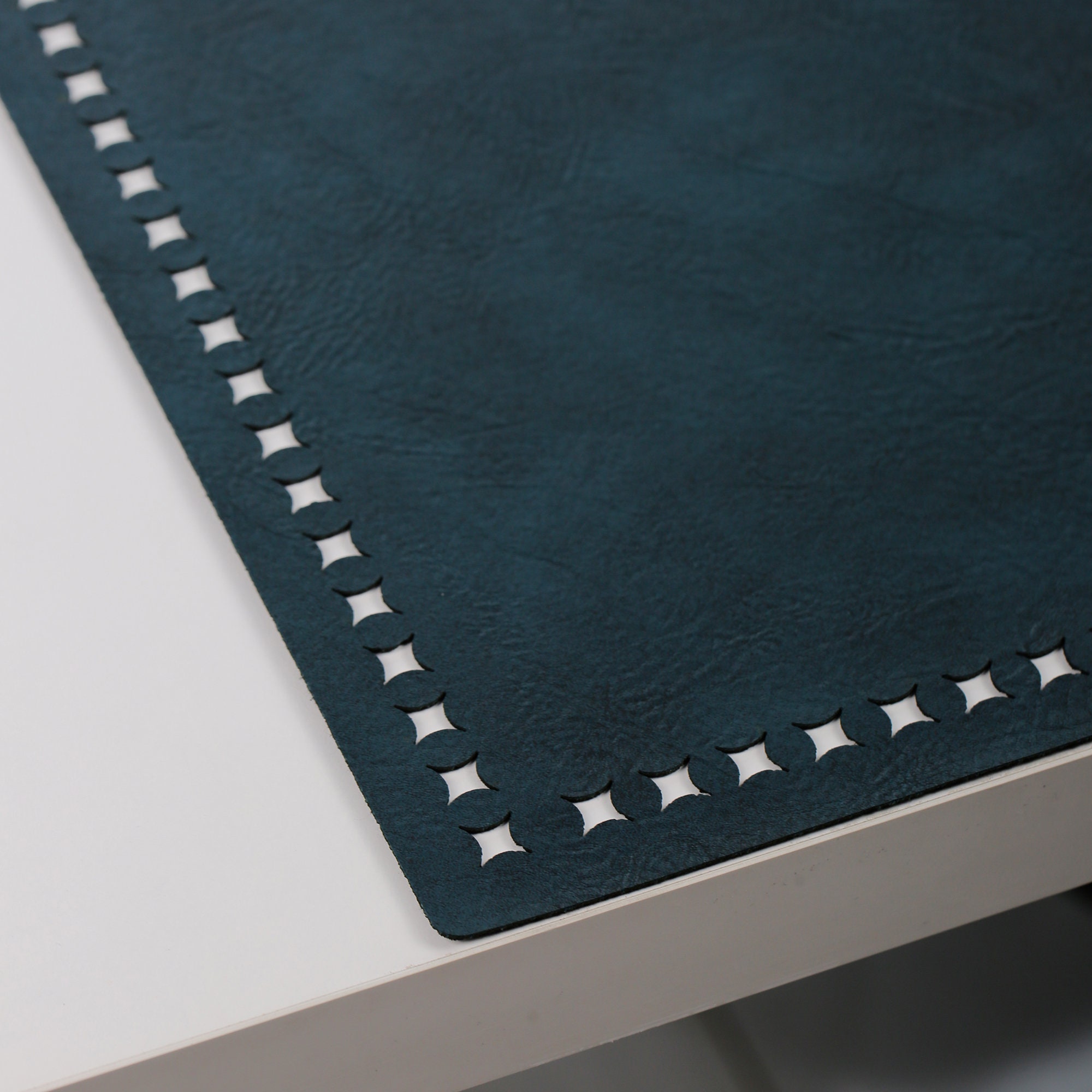 Faux Leather Table Runner, Modern Minimalist Boho Decor - Etsy