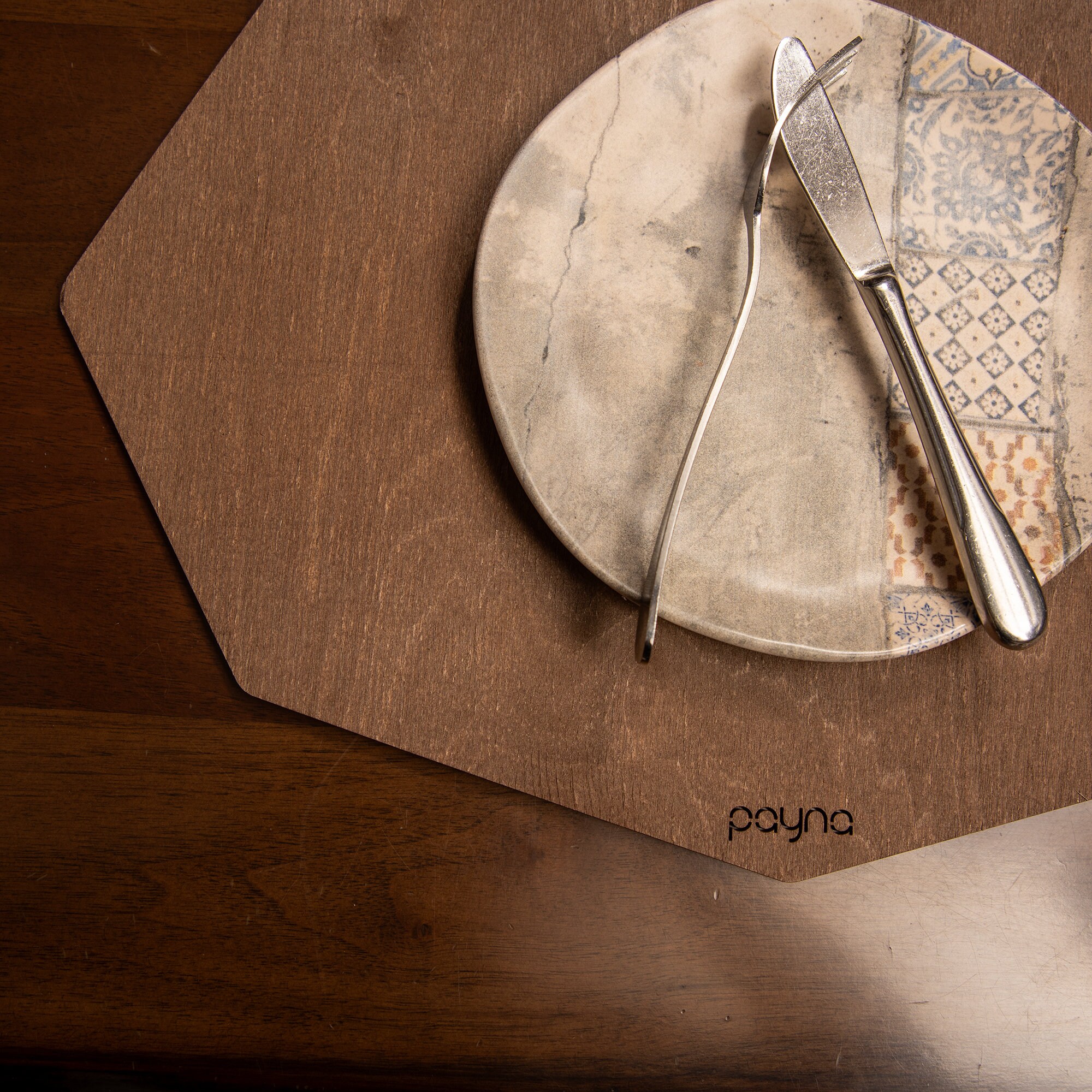 Diamond Wood Placemat Kitchen Accessories Bohem & Rustic - Etsy