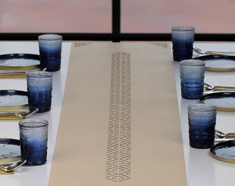 Leather Table Runner | Etsy