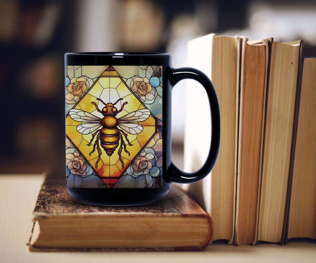 Cottagecore Bee Mug: Honey Bee Floral Design - Ideal Gift for Her, Bee ...