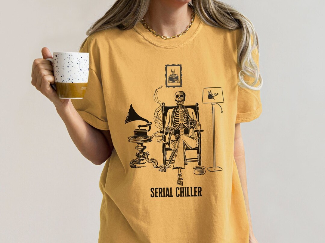 Retro Skeleton Halloween Comfort Colors Shirt, Spooky Season T-shirt ...