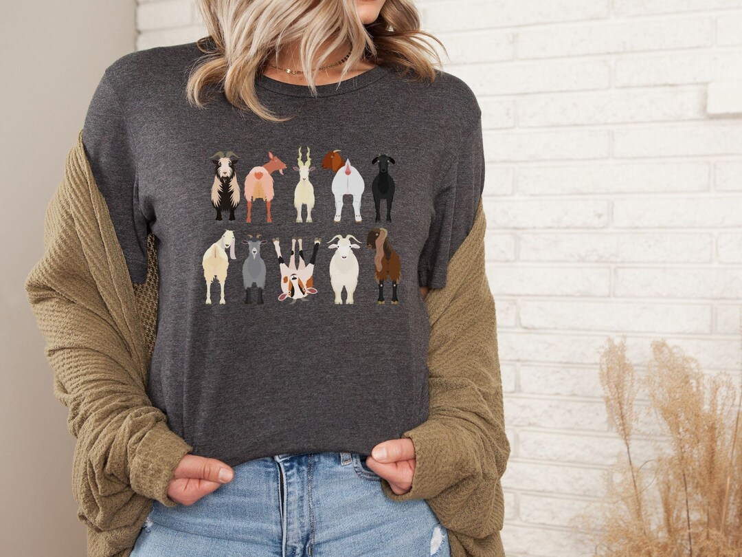 Goats Shirts Goat Lover Shirt Cute Goats Shirt Farm Animal - Etsy