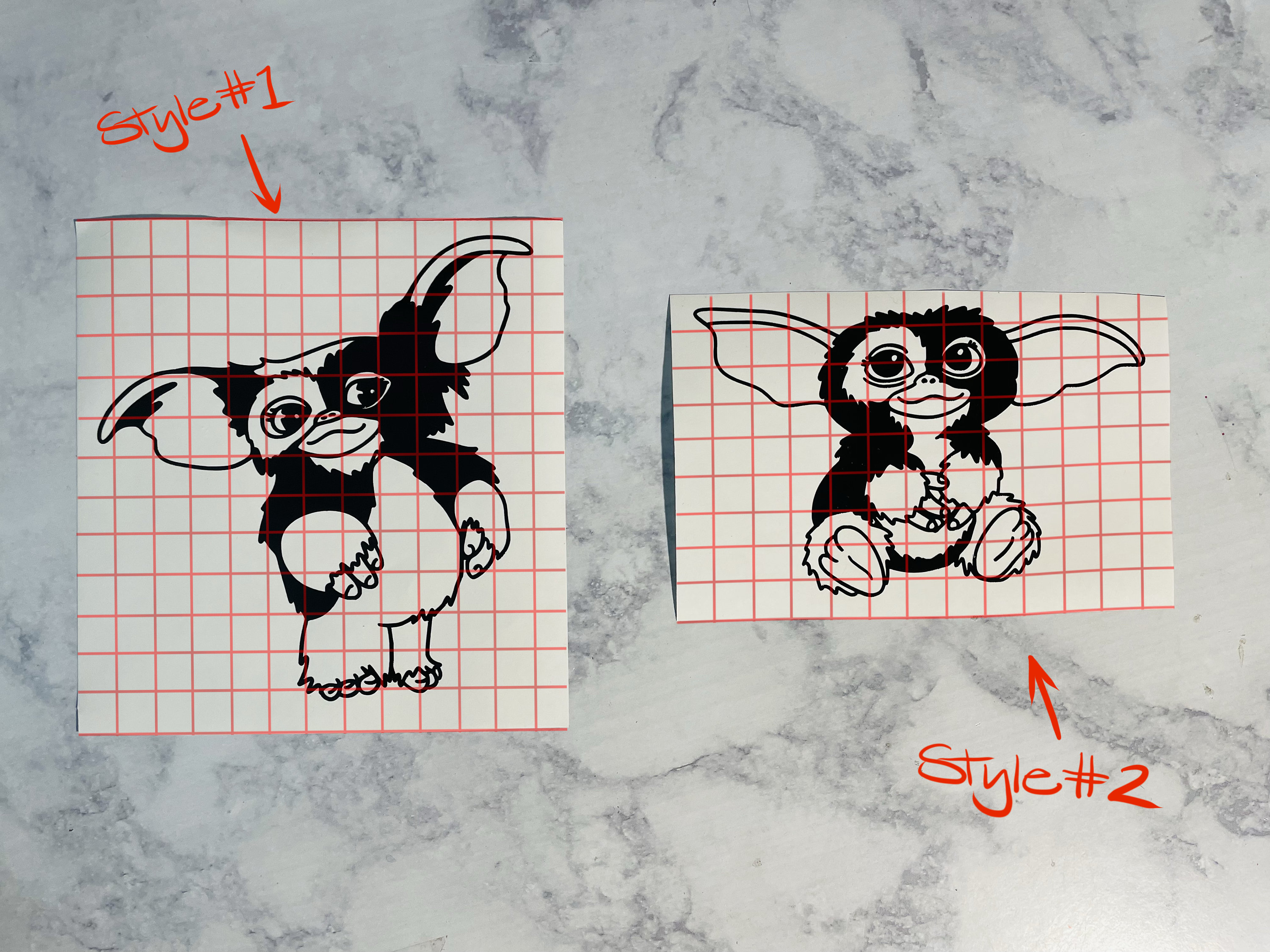 Mogwai GIZMO Gremlins Custom Decals Car Stickers permanent - Etsy