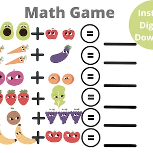 Math Game That Practice Math Skills Using Fun Interactive Content - Etsy