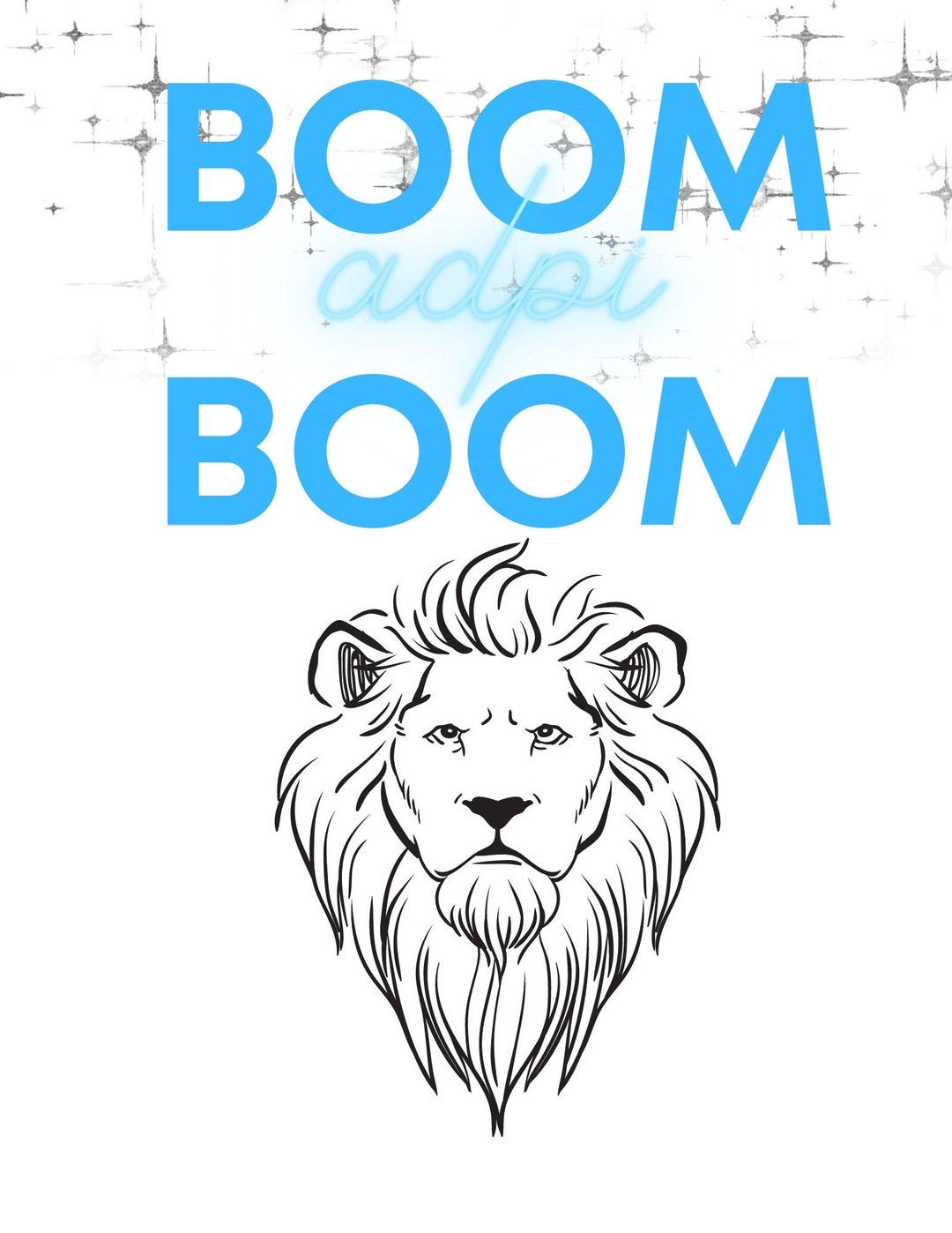 Boom Boom ADPI Poster - Etsy